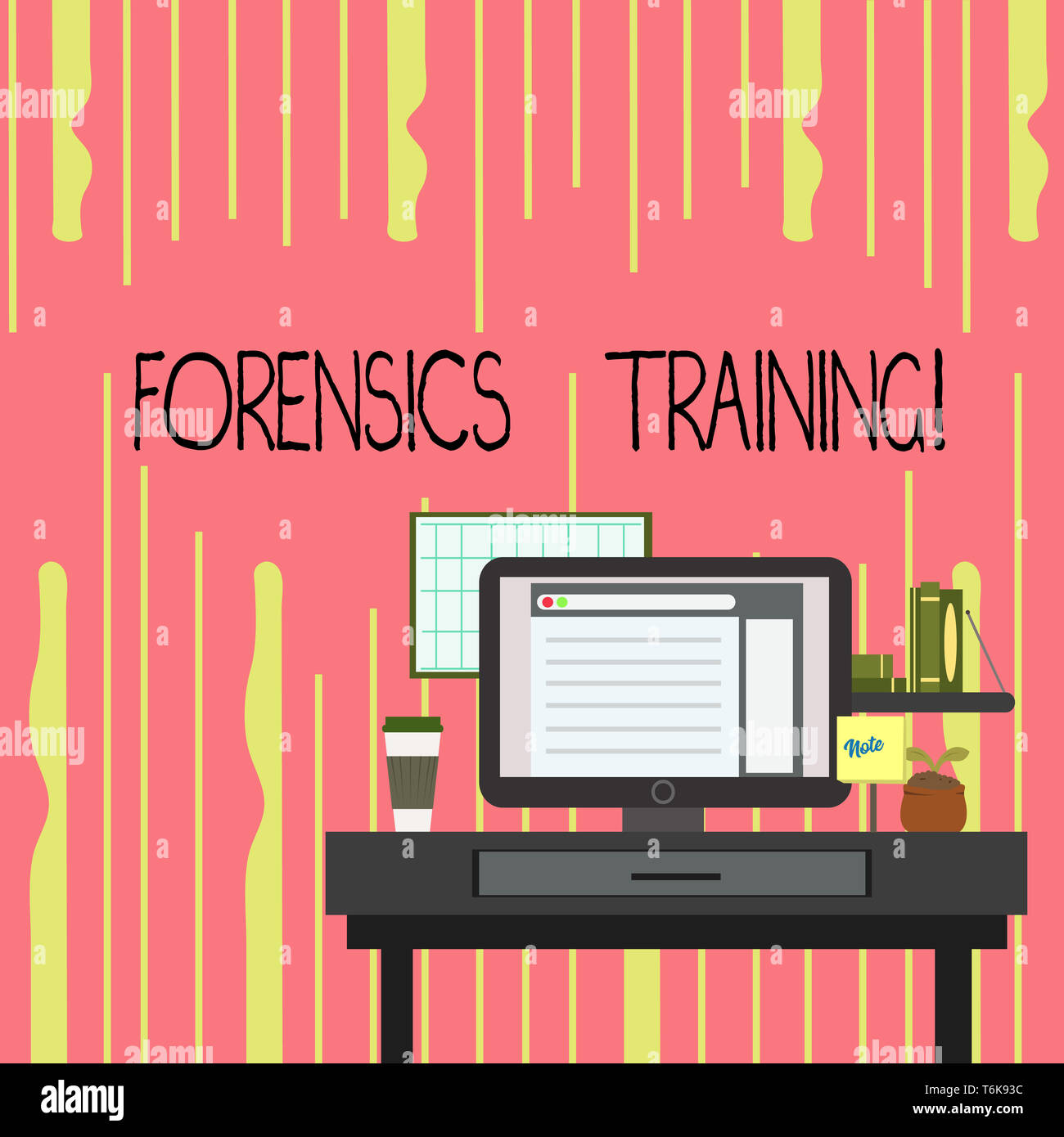 Text sign showing Forensics Training. Business photo showcasing ...