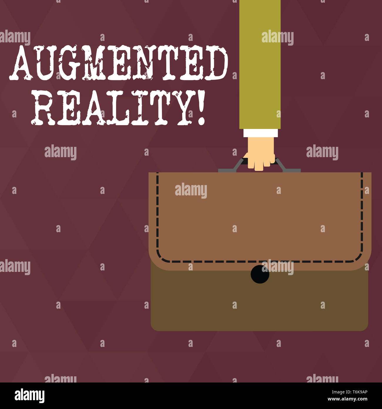 Writing note showing Augmented Reality. Business concept for ...