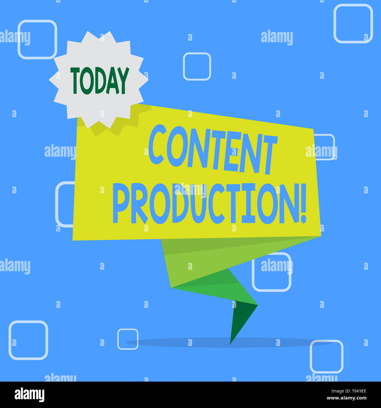 Handwriting text Content Production. Conceptual photo way of developing ...