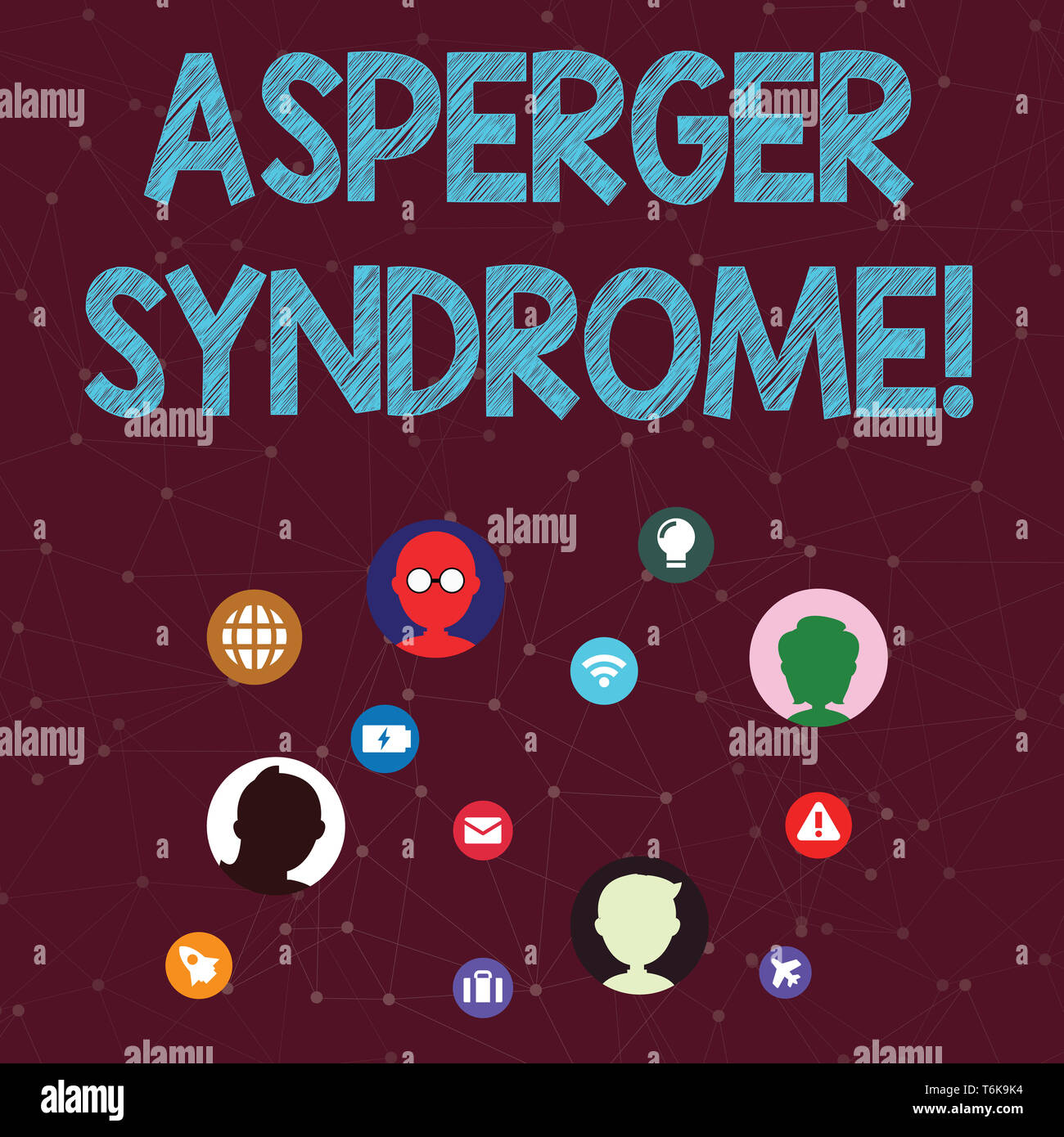 Handwriting text Asperger Syndrome. Conceptual photo characterized as a ...