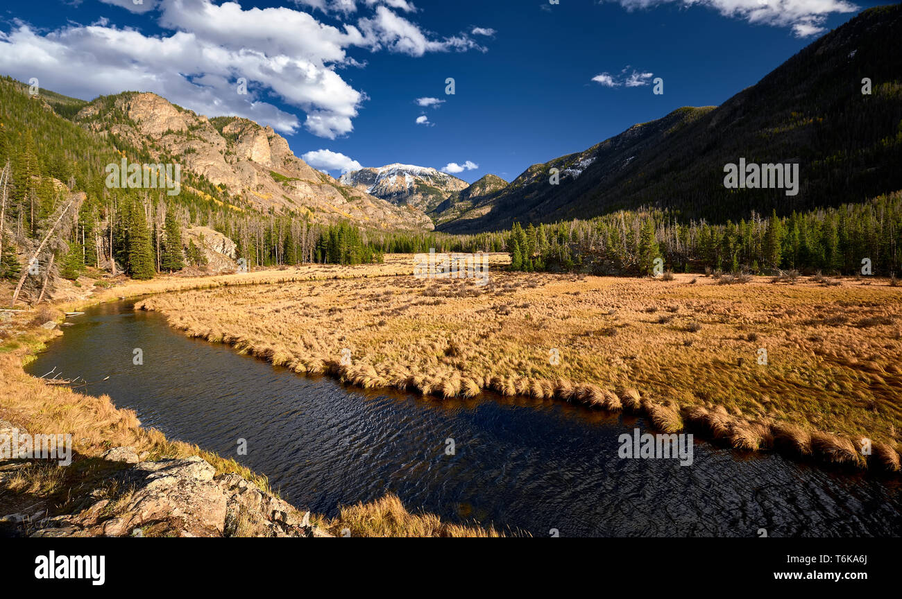 East Inlet Creek in Rocky Mountain National Park Stock Photo - Alamy