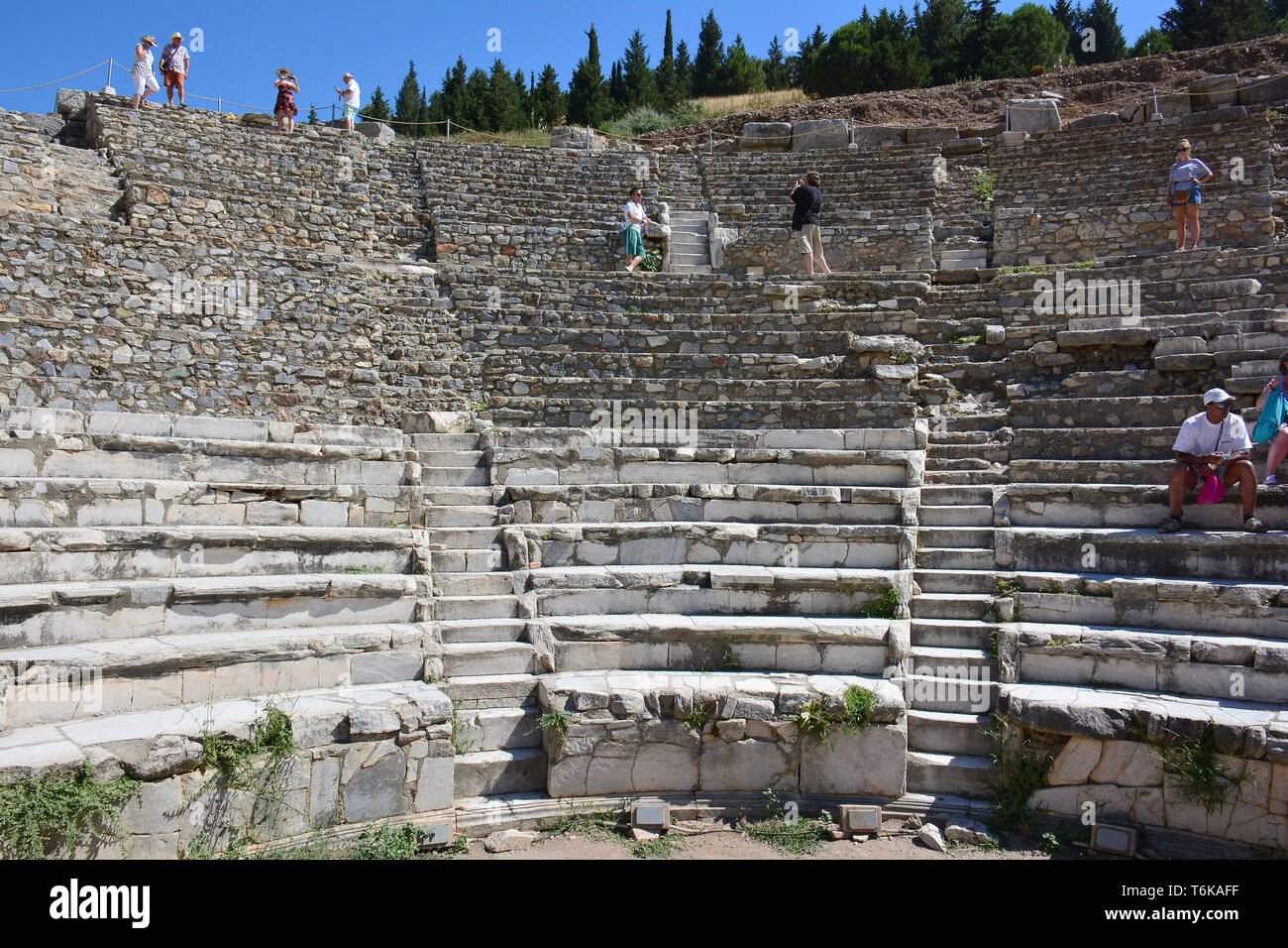 Greek amphitheatre archeological ruins hi-res stock photography and ...