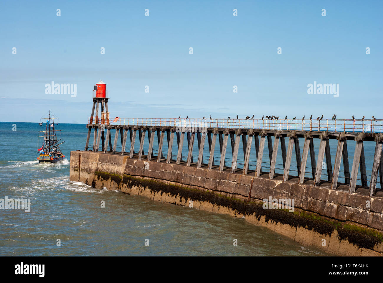 Bright colours in Whitby, Yorkshire, UK Stock Photo - Alamy