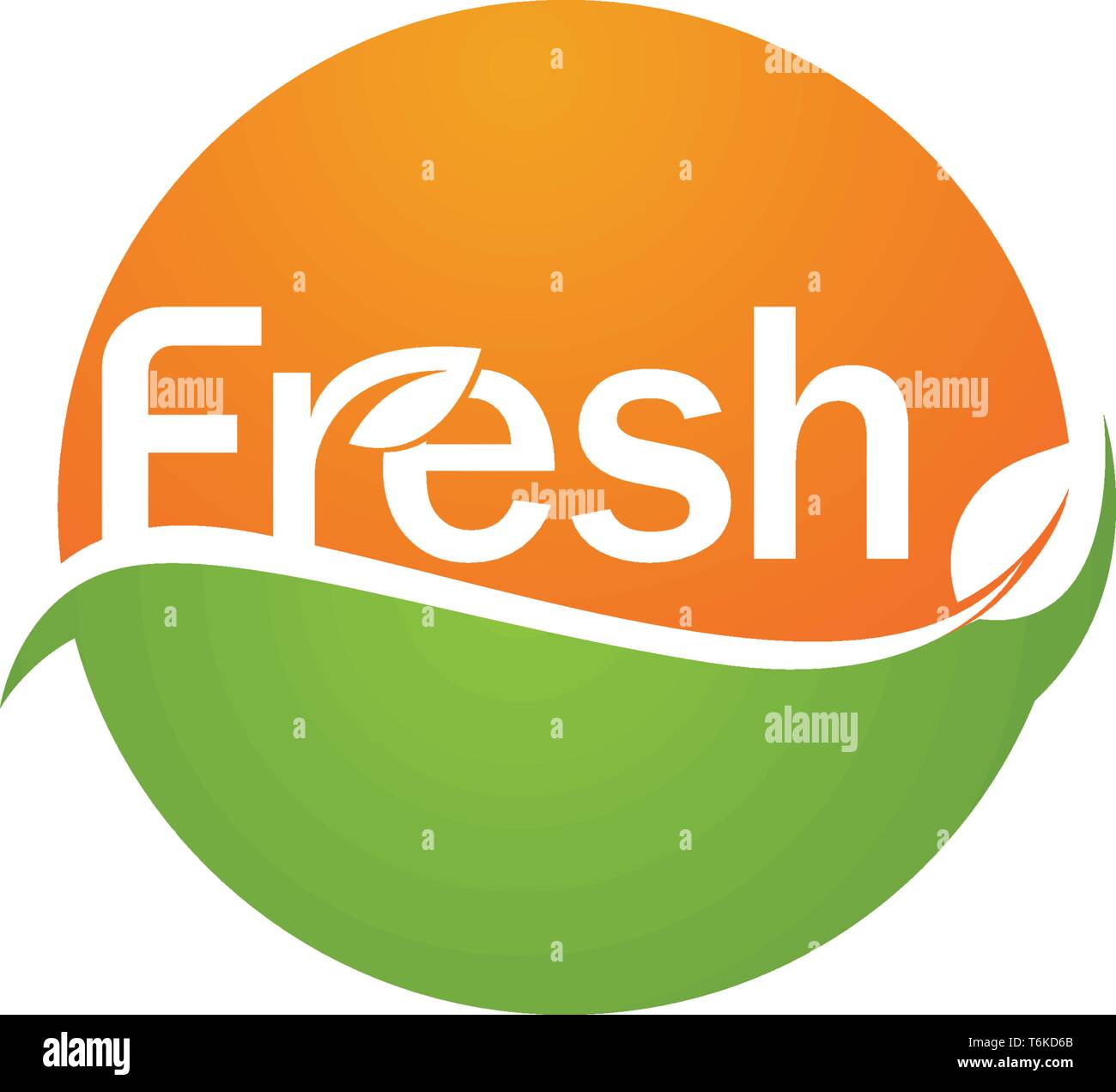 Fresh logo vector icon template Stock Vector Image & Art - Alamy