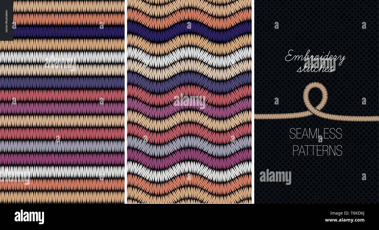 Satin stitch hi-res stock photography and images - Alamy