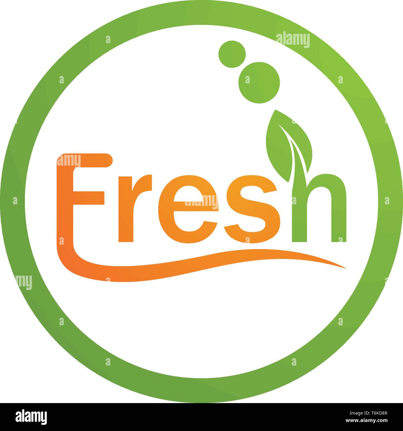 Fresh logo vector icon template Stock Vector Image & Art - Alamy