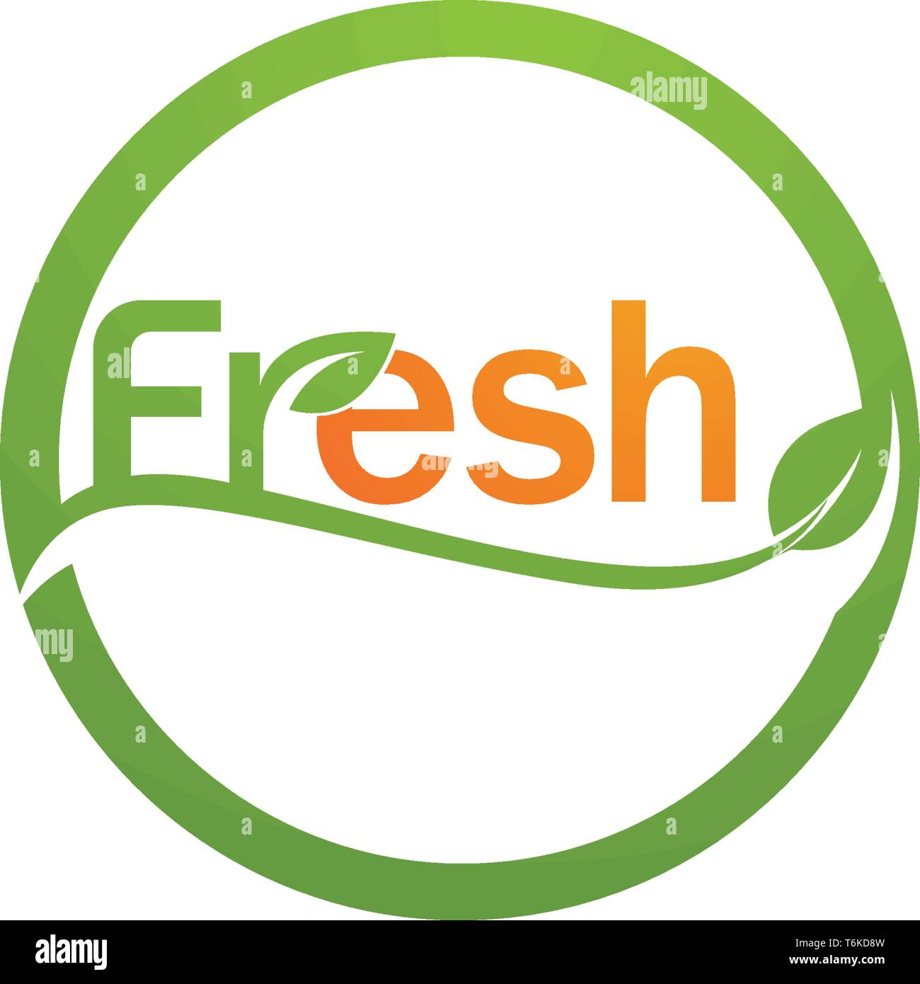 Fresh logo vector icon template Stock Vector Image & Art - Alamy