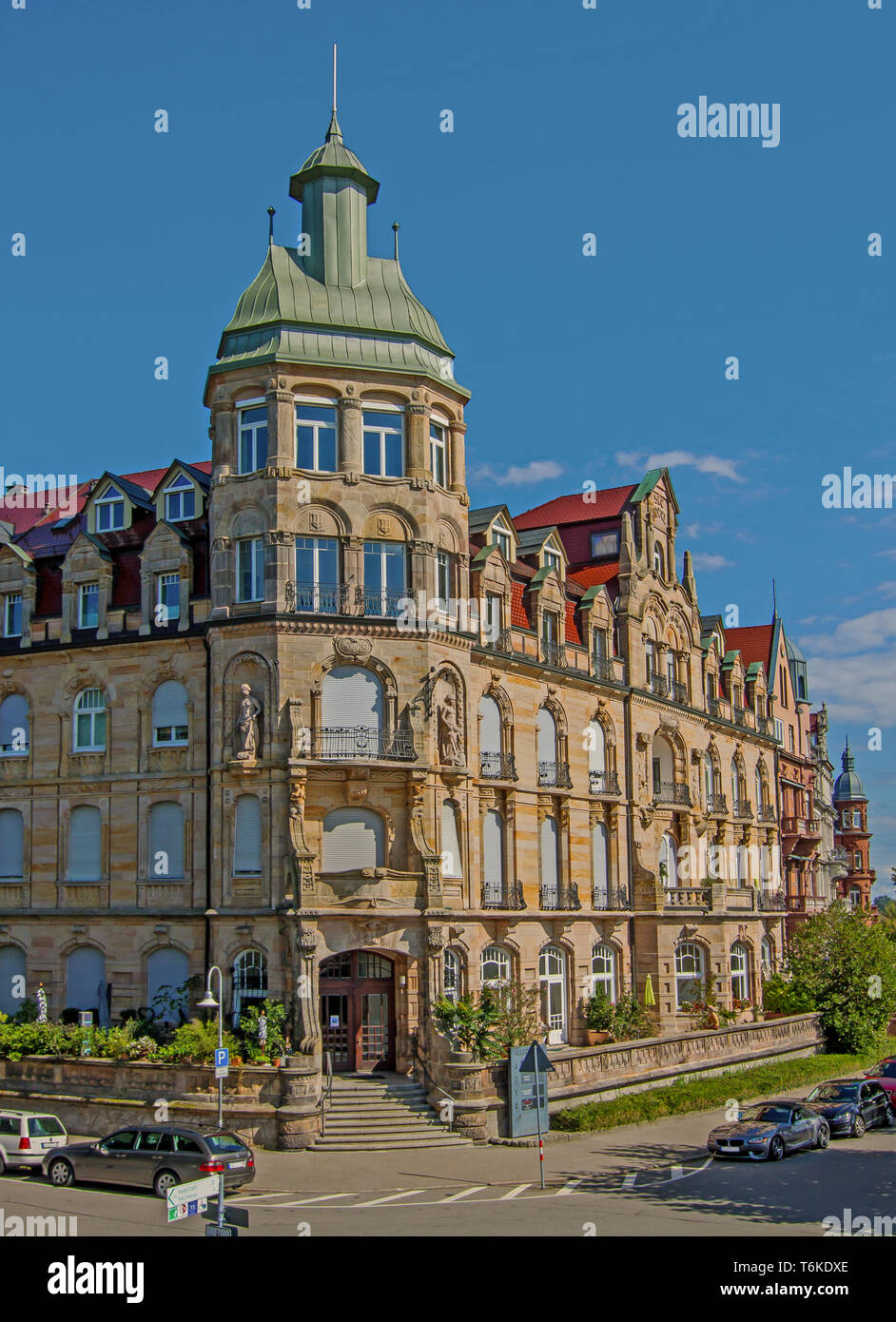 Residential and commercial building in Constance Stock Photo - Alamy