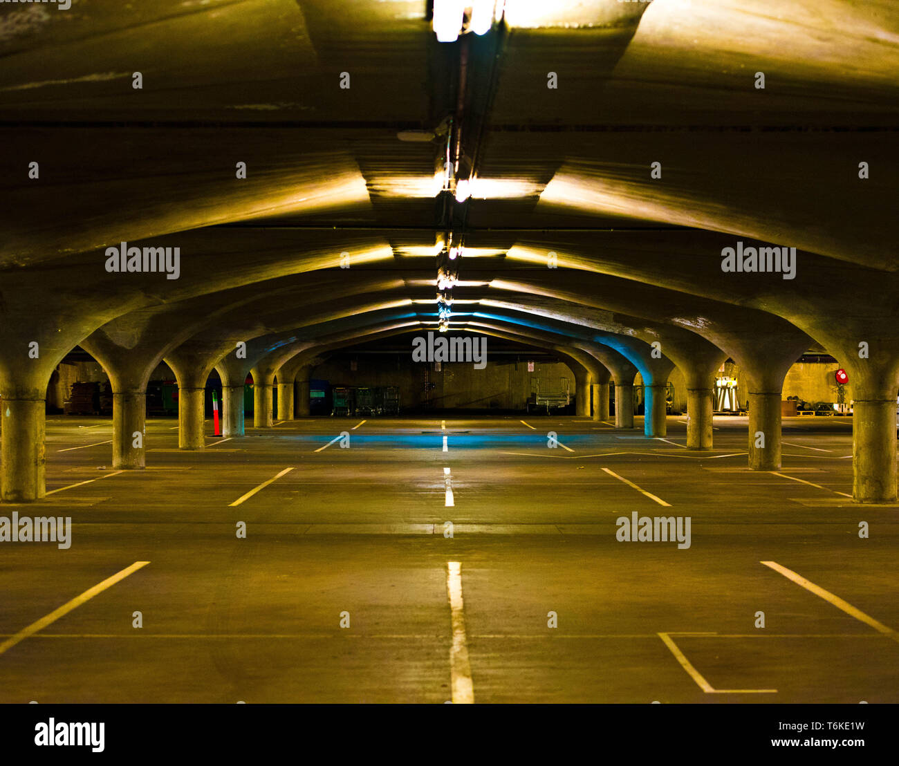 Underground tunnel in vivid colours Stock Photo - Alamy