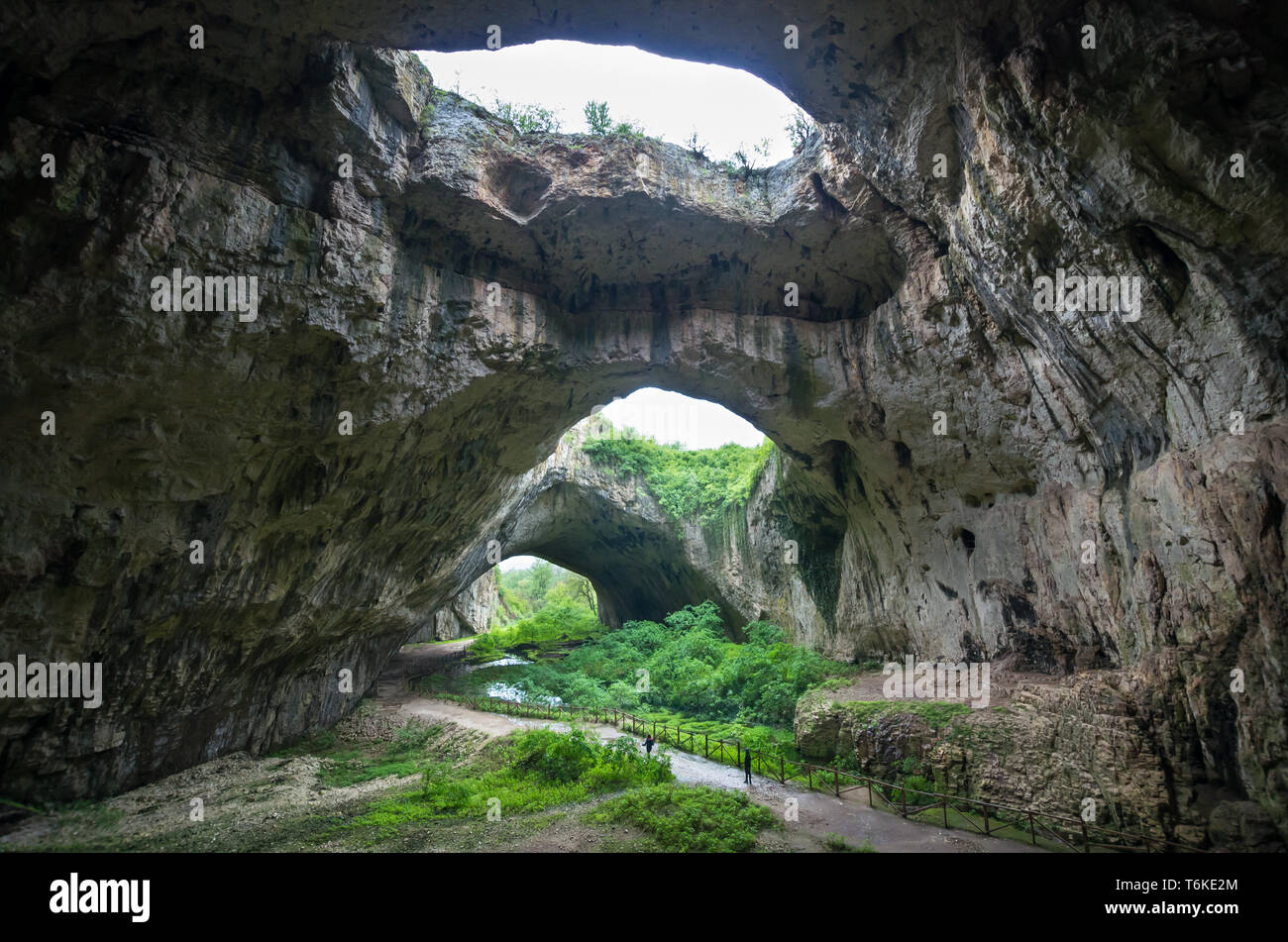 Devetashka cave, near Lovech, Bulgaria. Devetashka is one of the ...