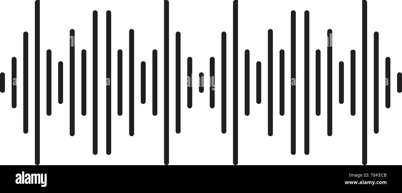 Sound waves vector illustration design template Stock Vector Image ...