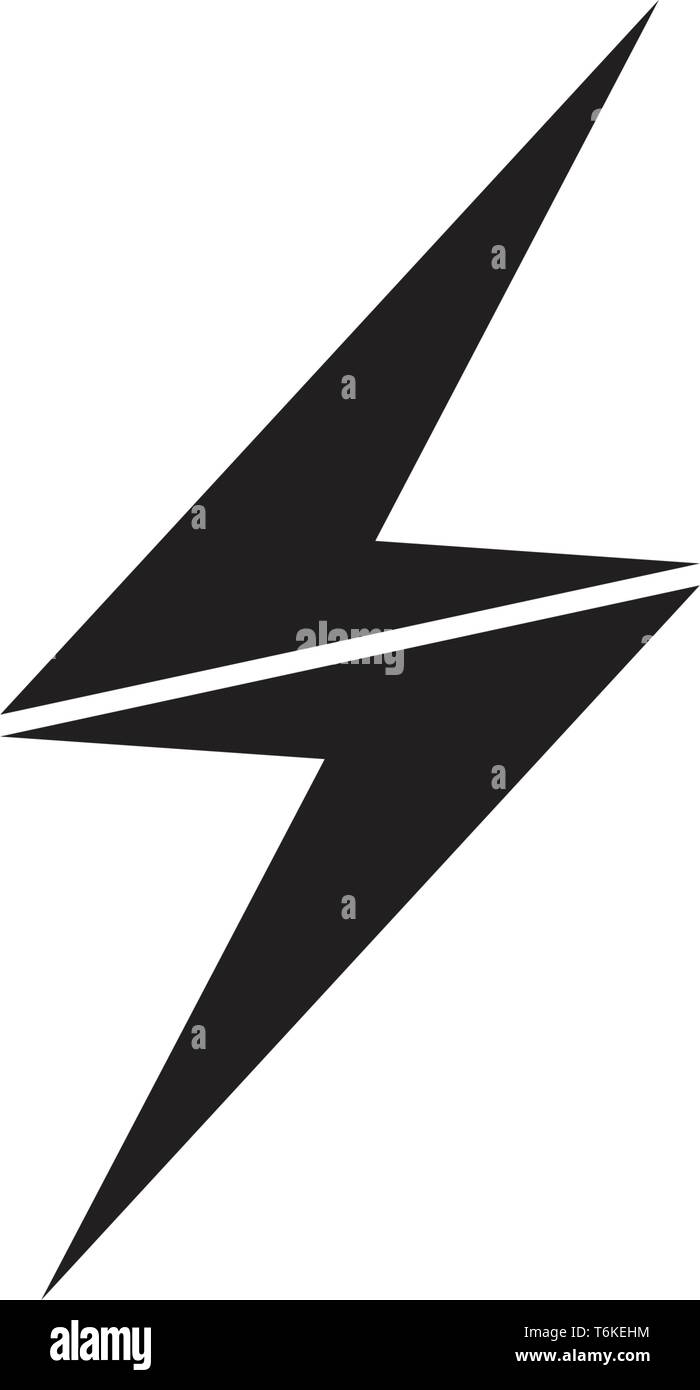 Flash thunderbolt Template vector icon illustration Stock Vector Image ...
