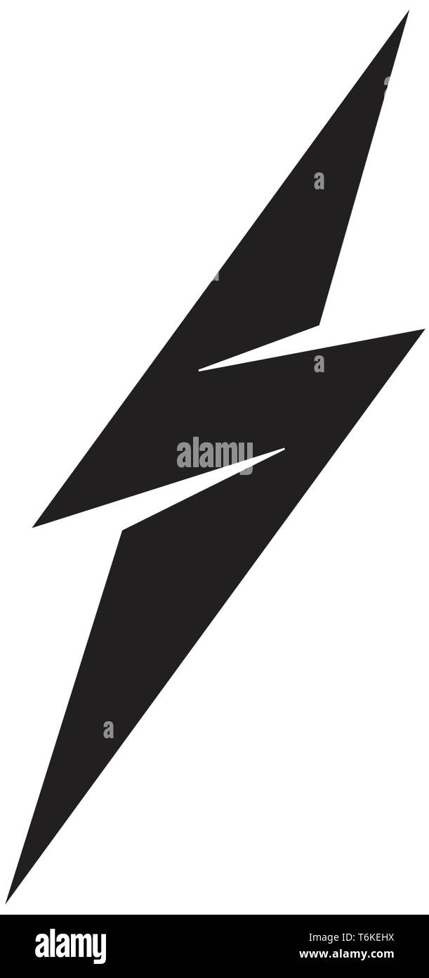 Flash thunderbolt Template vector icon illustration Stock Vector Image ...
