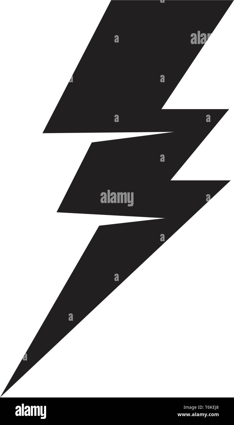 Flash thunderbolt Template vector icon illustration Stock Vector Image ...