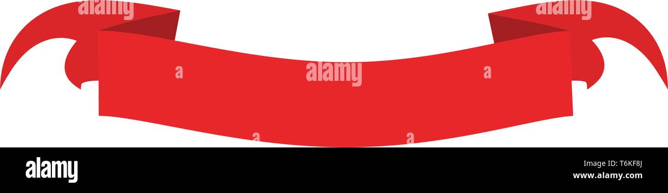 Red ribbon Vector illustration design Stock Vector Image & Art - Alamy