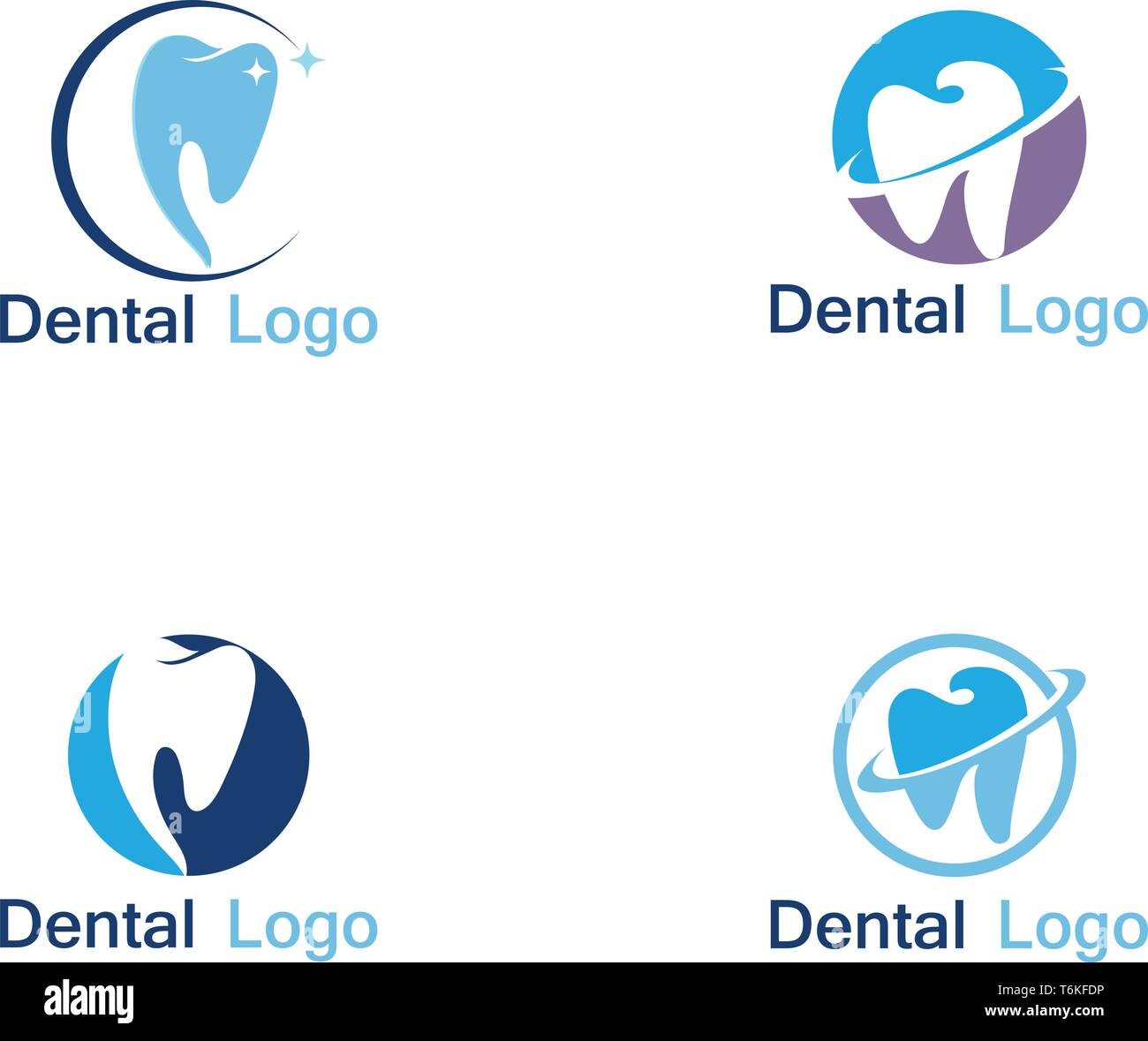 Dental care logo and symbol vector Stock Vector Image & Art - Alamy