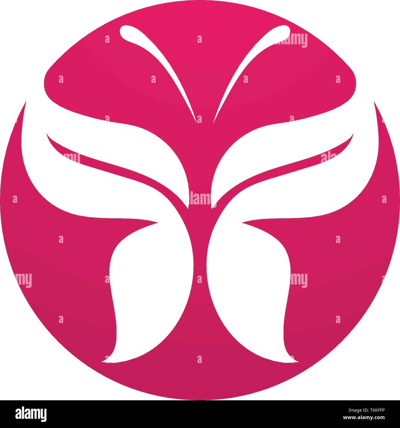 Butterfly beauty logo and symbol Stock Vector Image & Art - Alamy