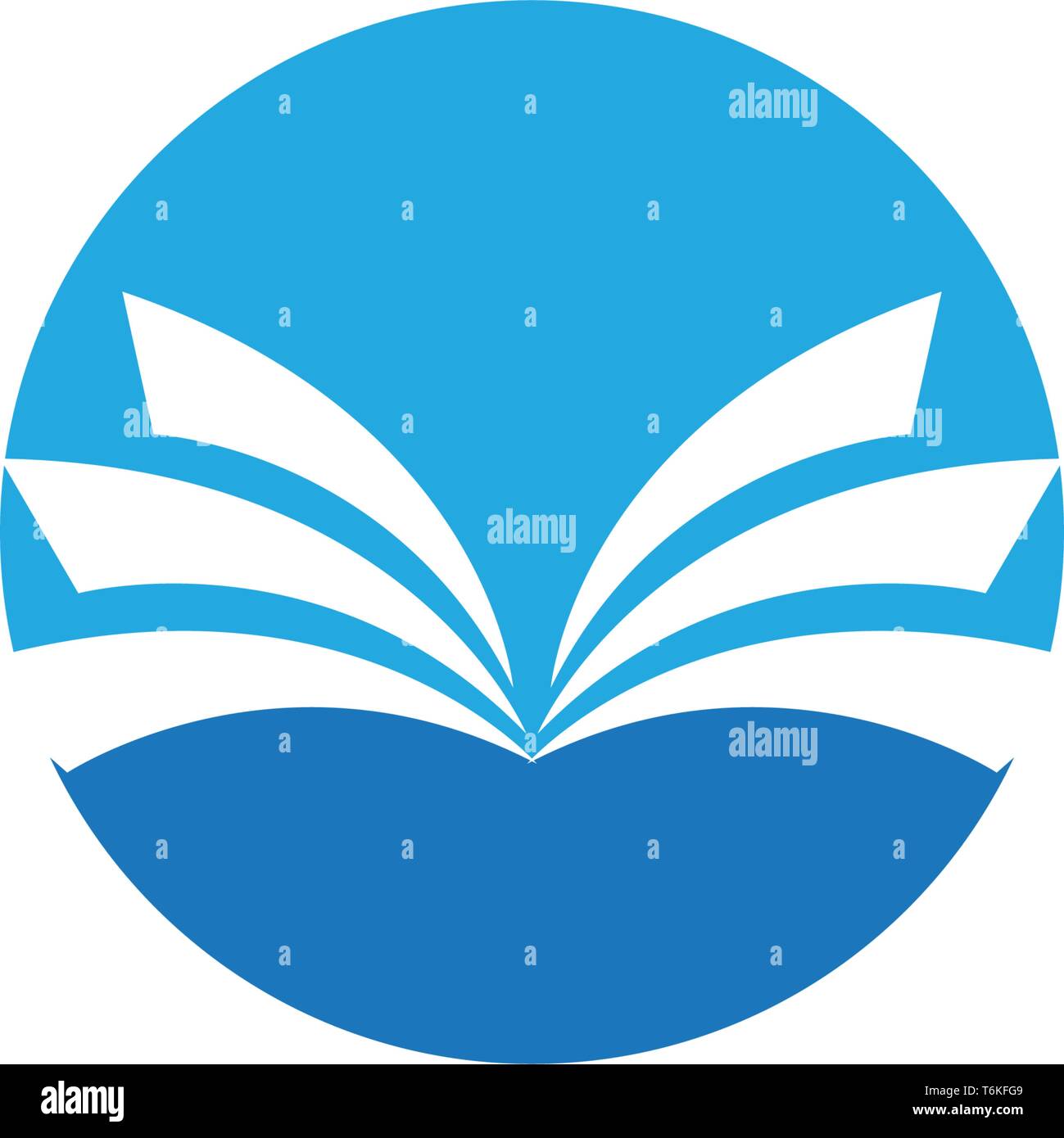 Book reading logo and symbols template icons app Stock Vector Image ...
