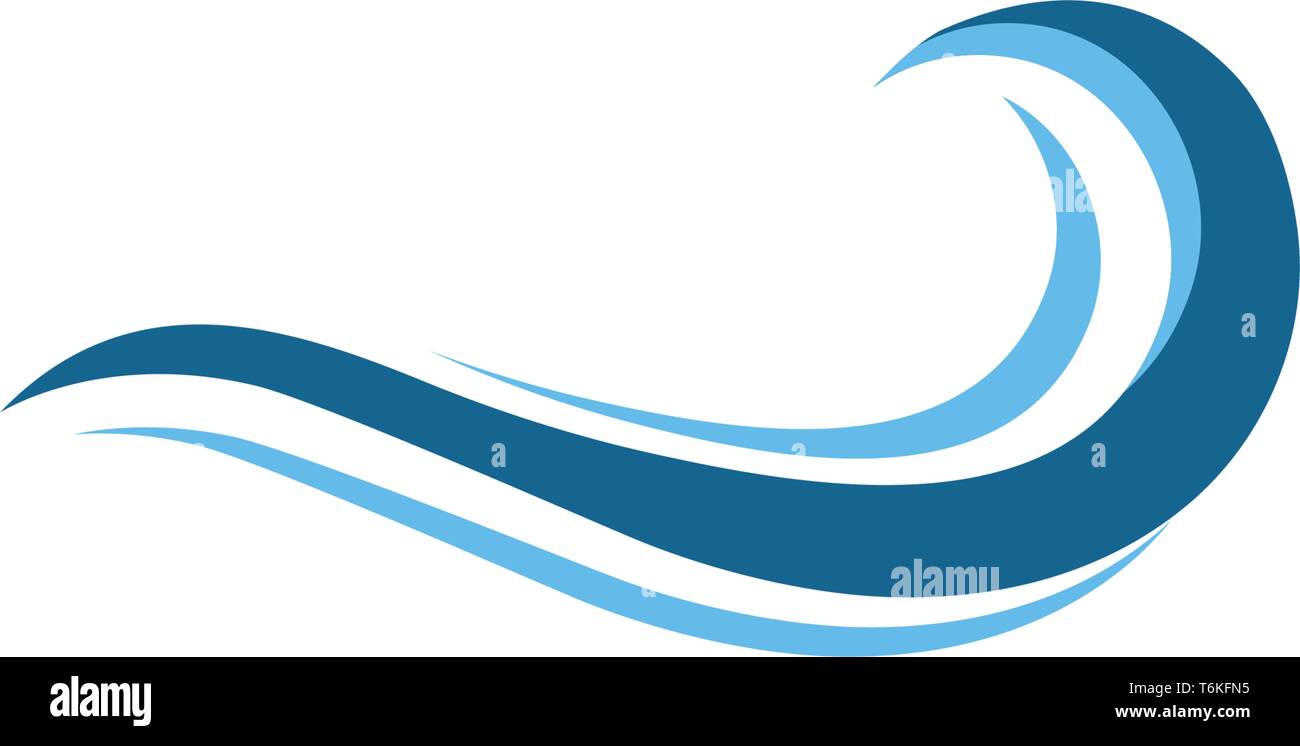 Wave beach logo and symbol vector Stock Vector Image & Art - Alamy