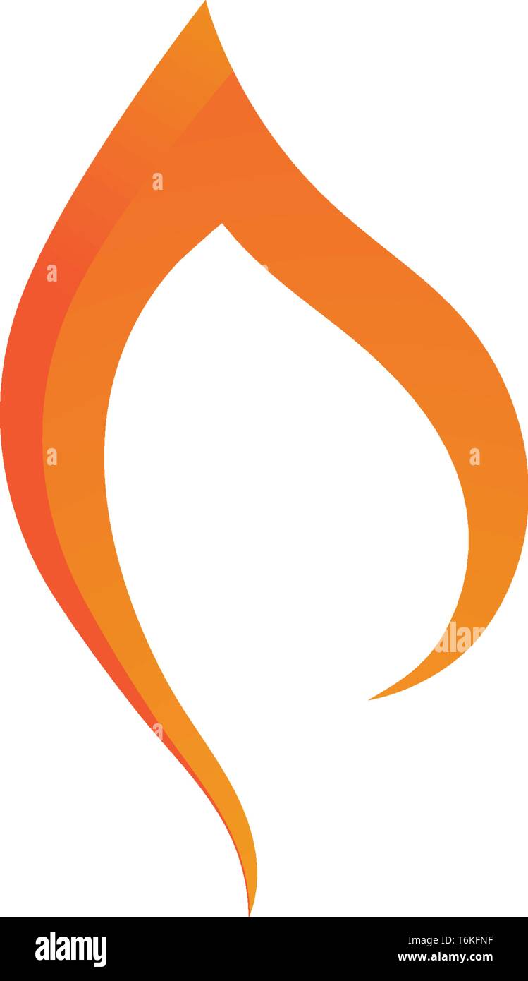 Fire and flame logo and symbol burn Stock Vector Image & Art - Alamy