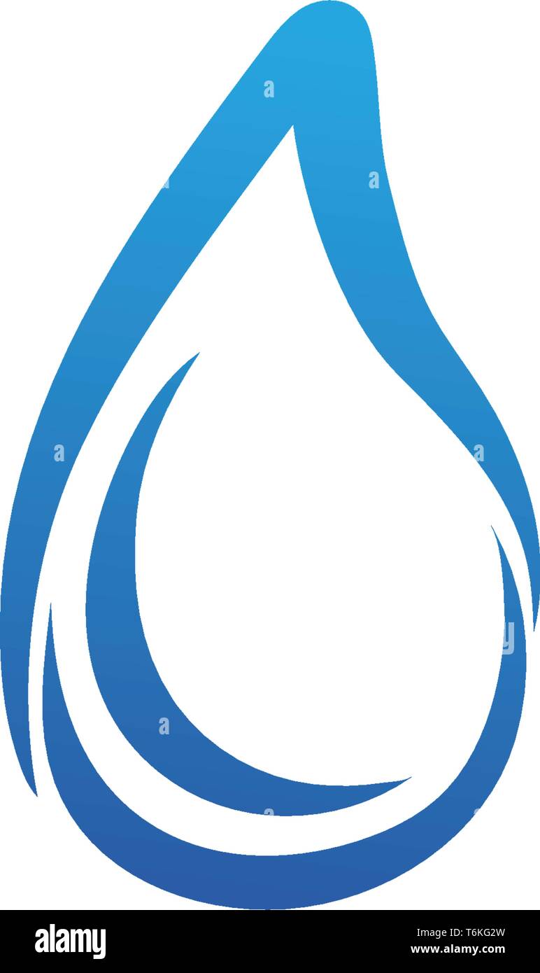 Water drop logo template illustration - Vector Stock Vector Image & Art ...