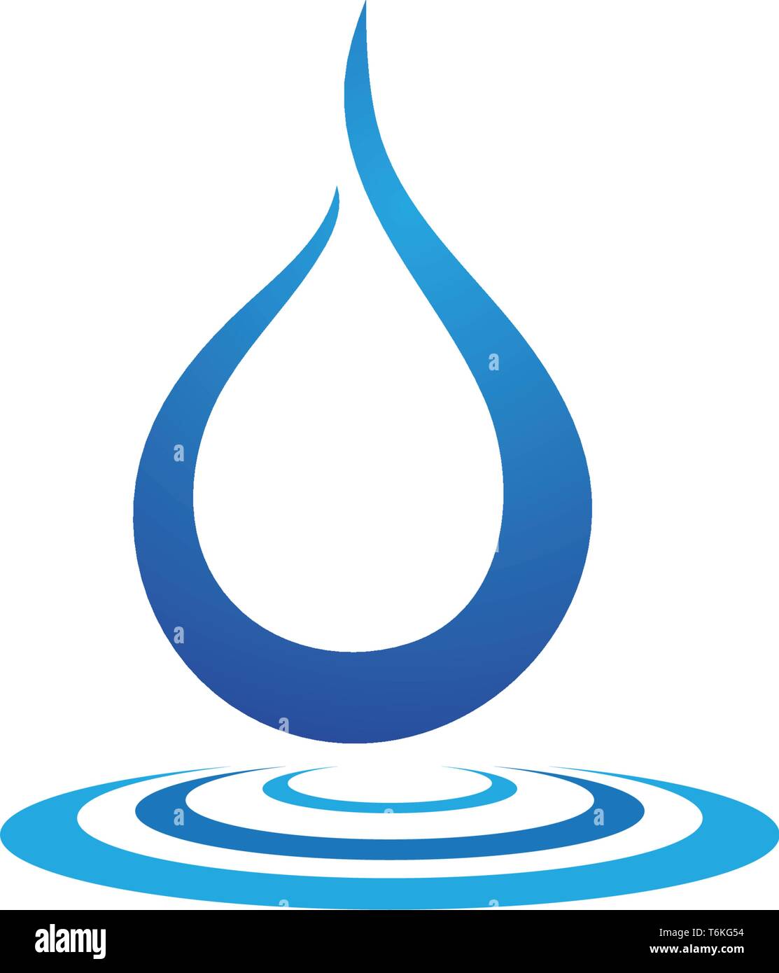 Water drop logo template illustration - Vector Stock Vector Image & Art ...