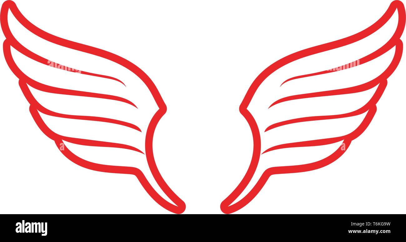 Red Wings Logo Vector