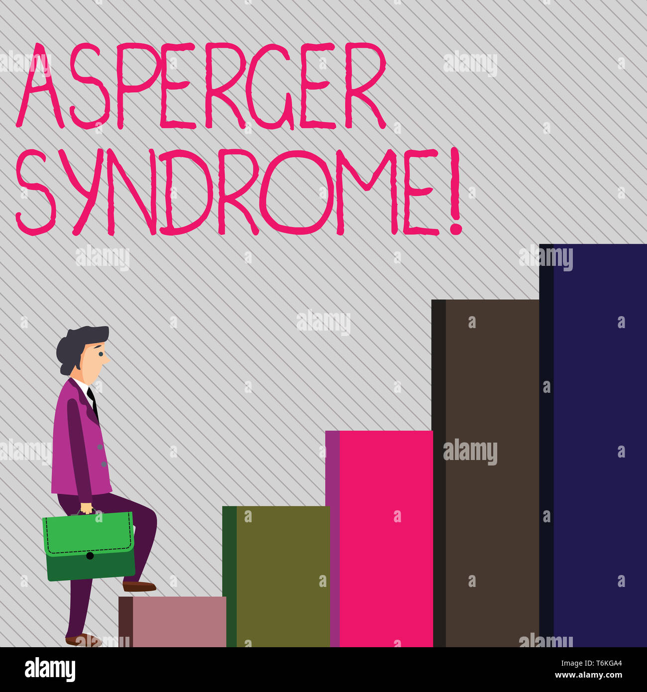 Conceptual hand writing showing Asperger Syndrome. Concept meaning ...