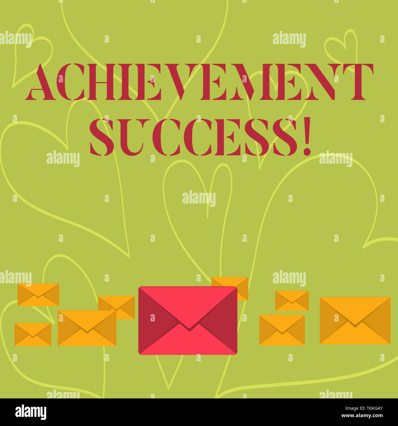 Handwriting text writing Achievement Success. Conceptual photo status ...