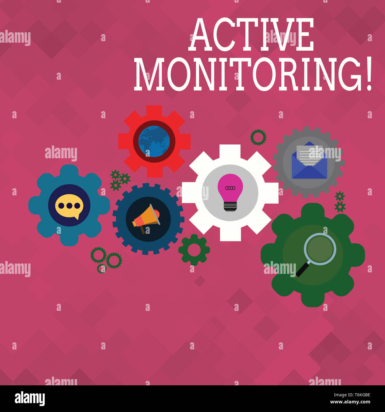 Text sign showing Active Monitoring. Business photo text demonstrating ...