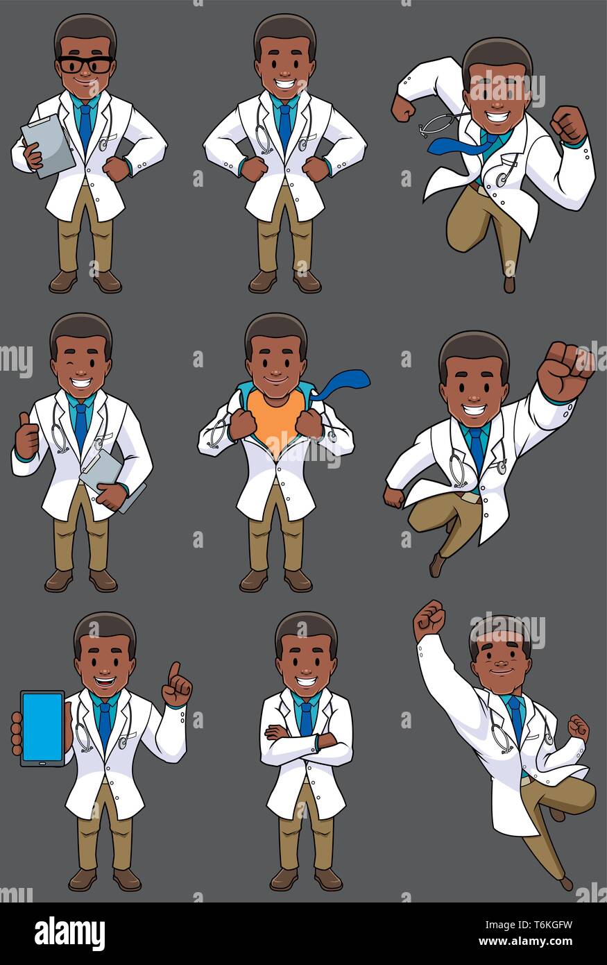 Cartoon figure medical doctor hi-res stock photography and images - Alamy