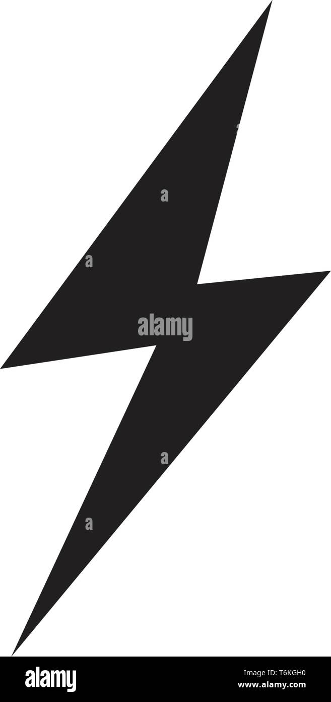 Flash thunderbolt Template vector icon illustration Stock Vector Image ...