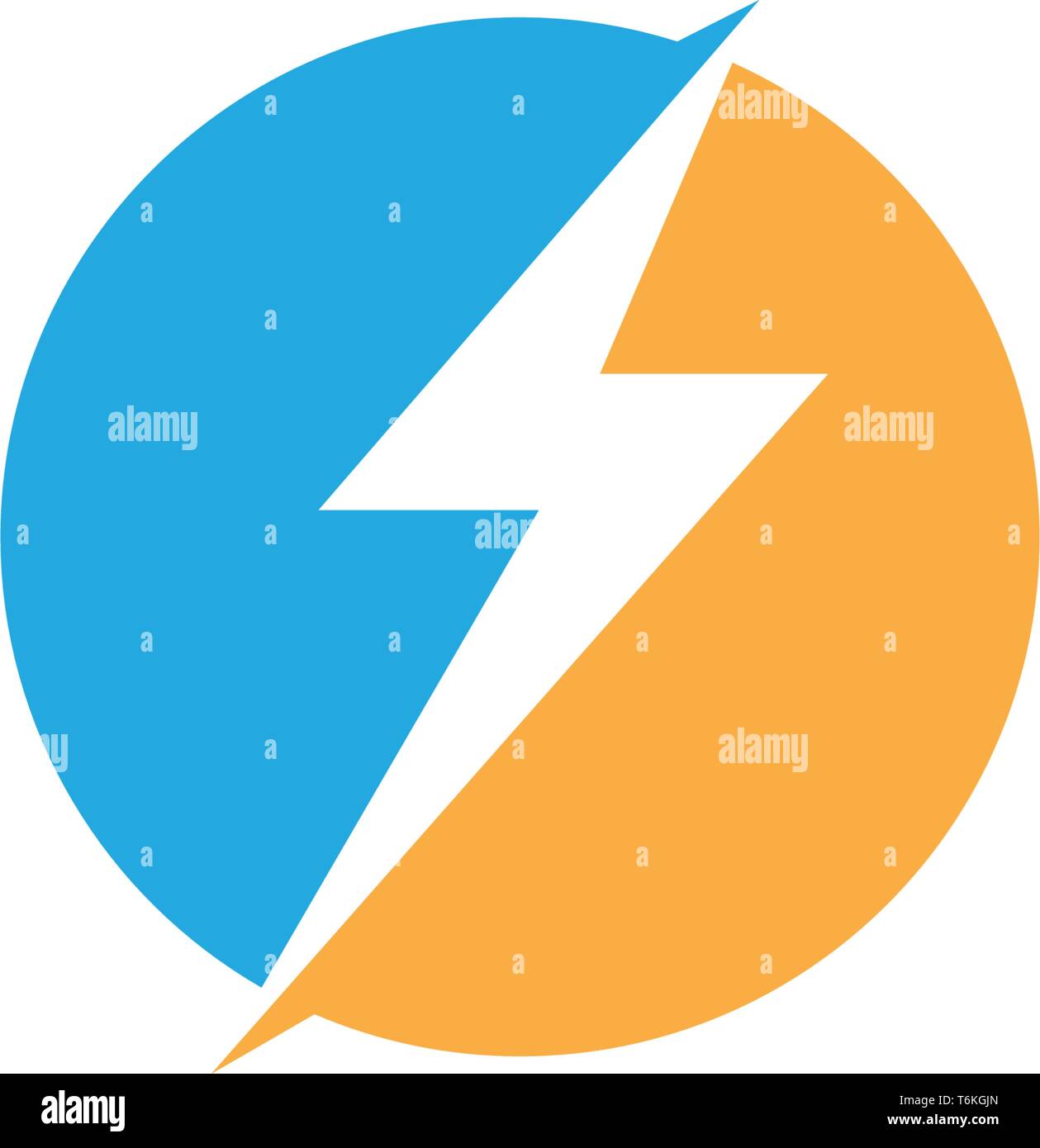 Flash thunderbolt Template vector icon illustration Stock Vector Image ...