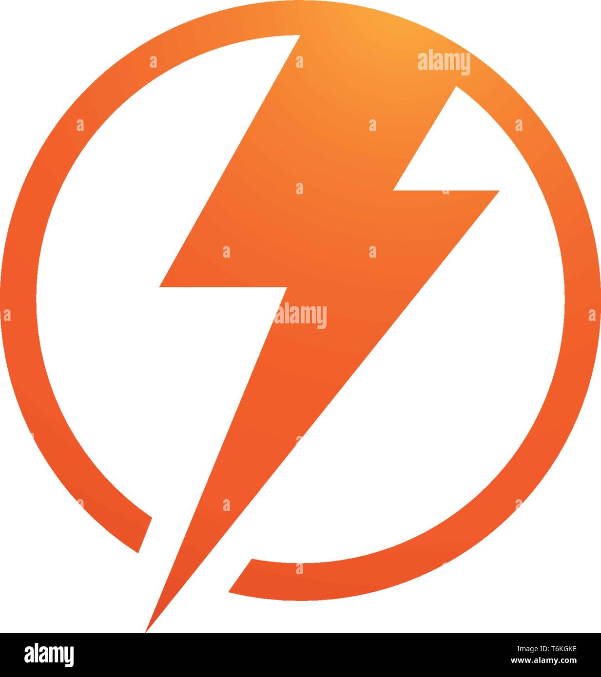 Flash thunderbolt Template vector icon illustration Stock Vector Image ...