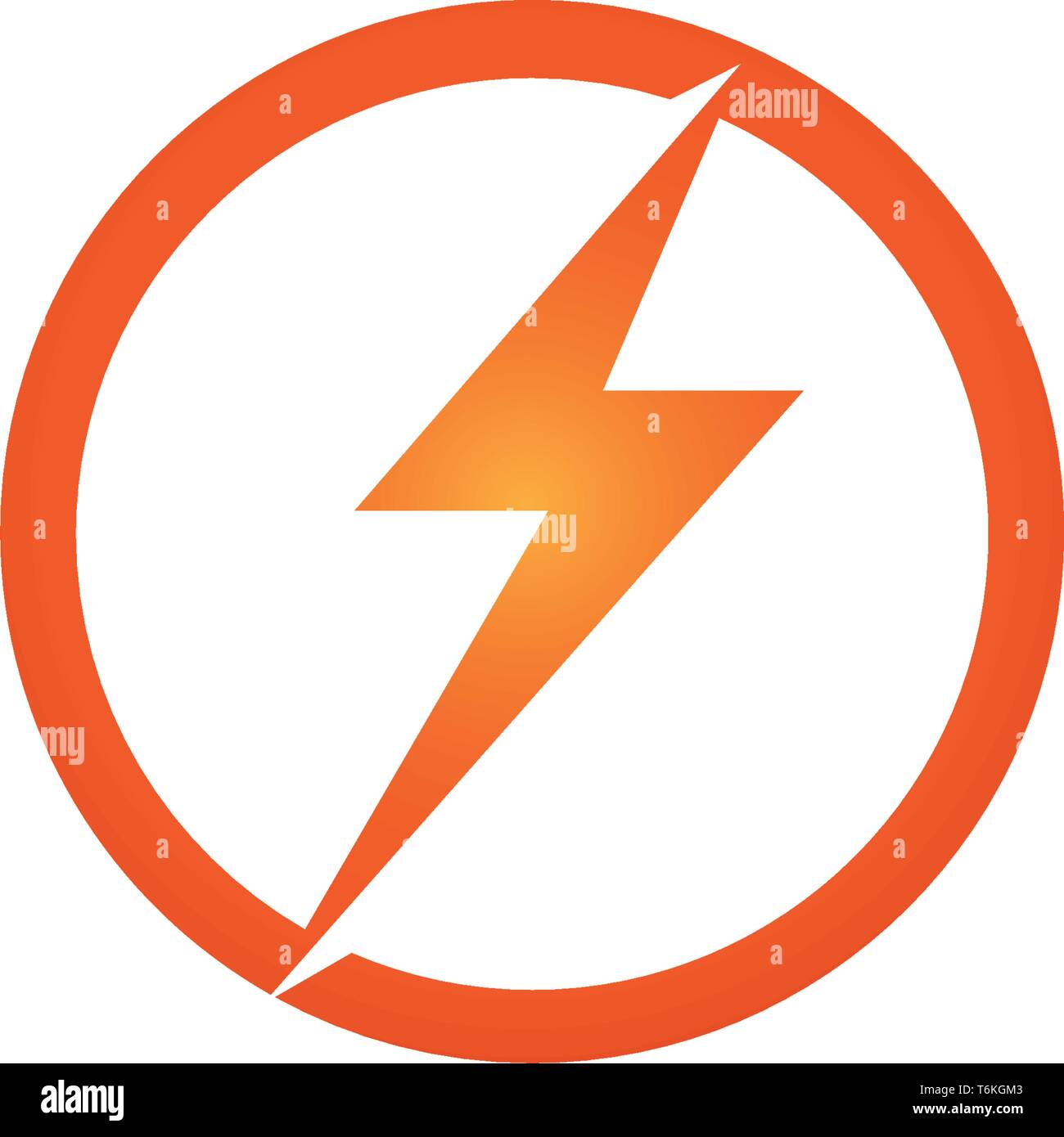Flash thunderbolt Template vector icon illustration Stock Vector Image ...