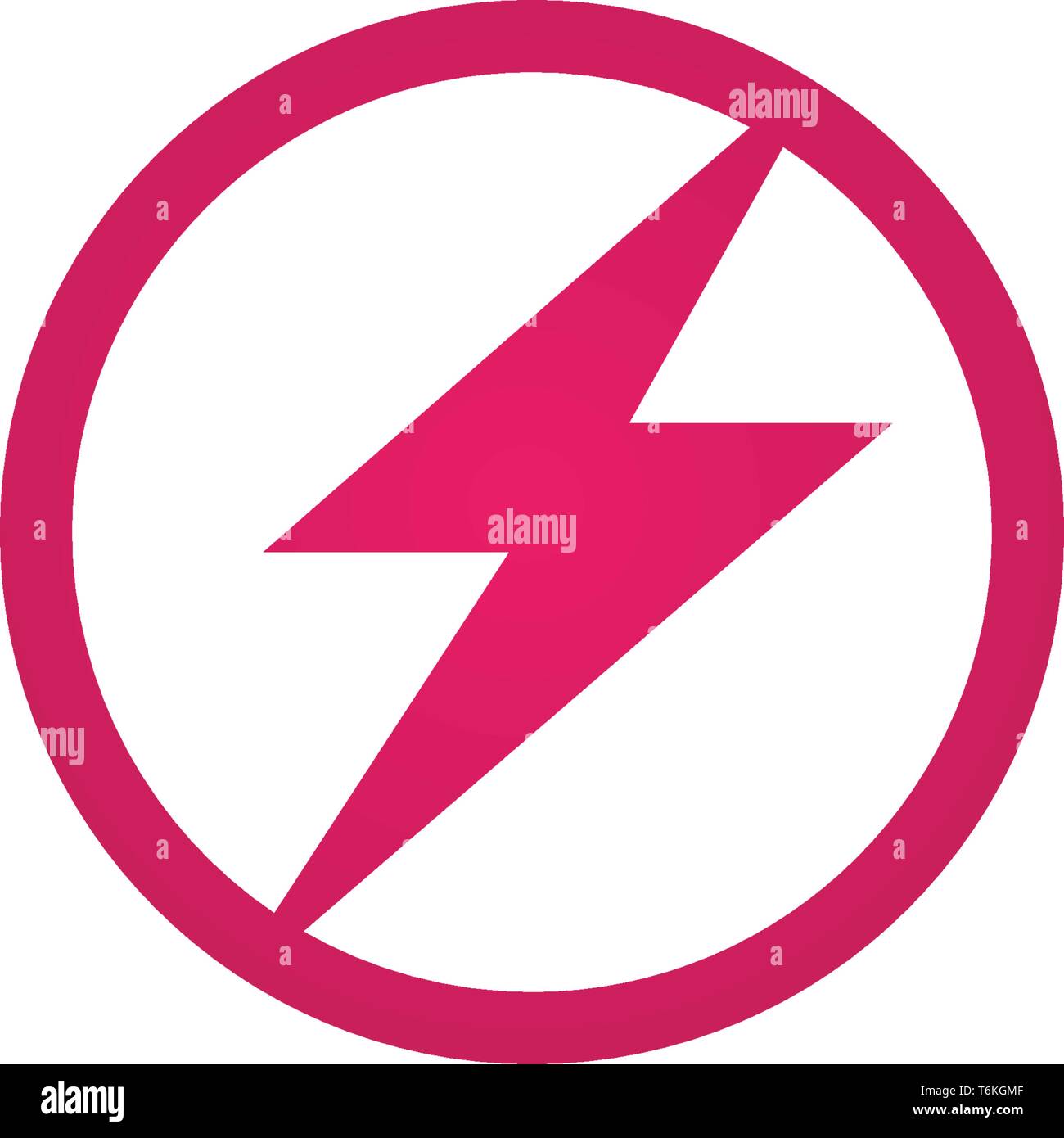 Flash thunderbolt Template vector icon illustration Stock Vector Image ...