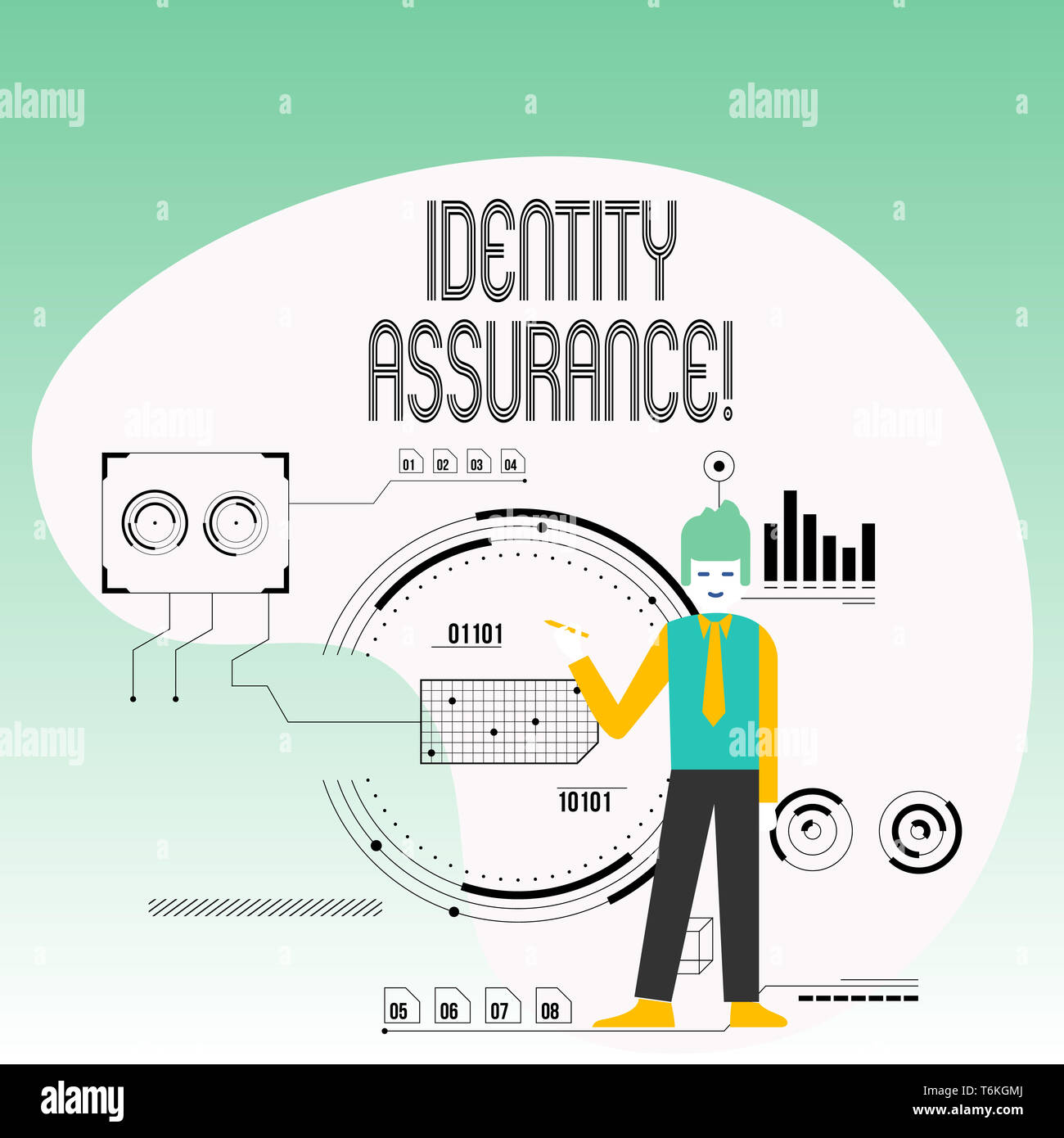 Text sign showing Identity Assurance. Business photo text degree of ...