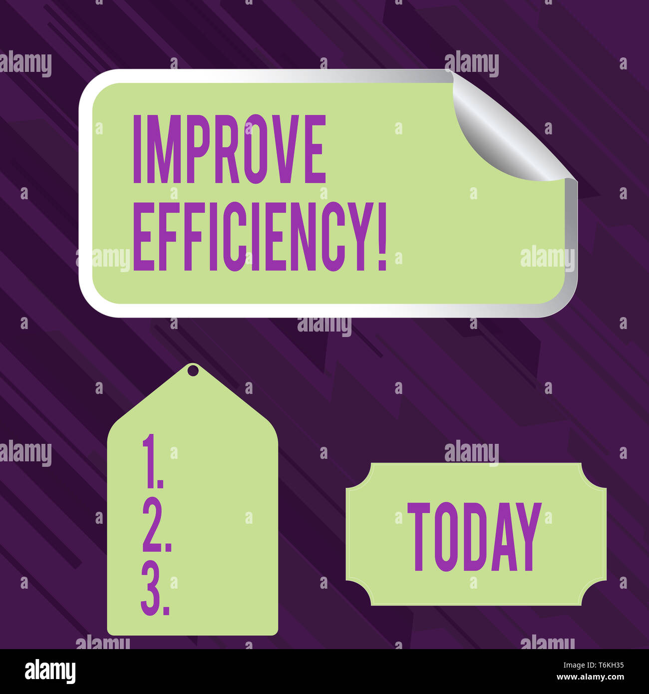 Conceptual hand writing showing Improve Efficiency. Concept meaning ...