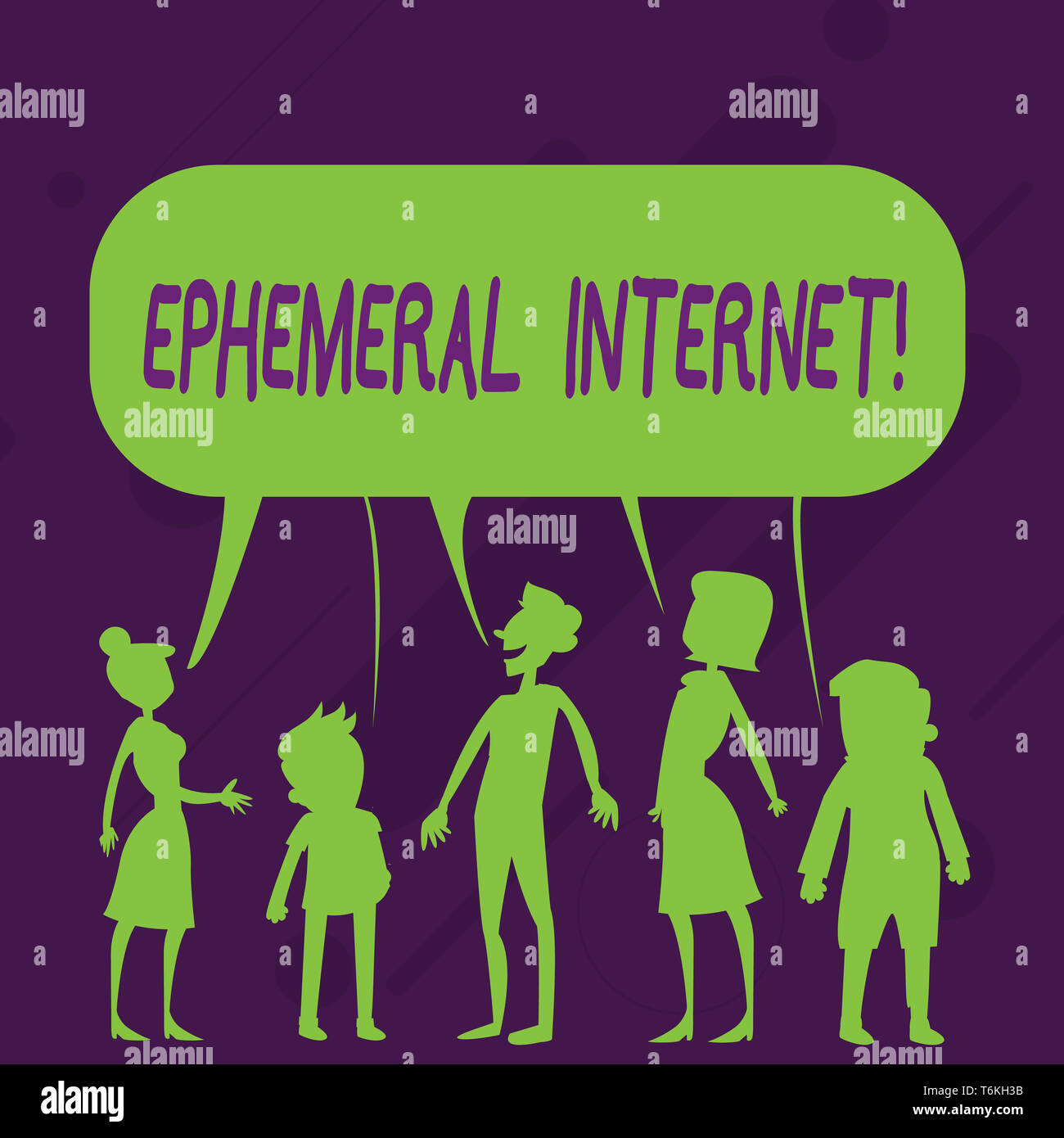 Word writing text Ephemeral Internet. Business photo showcasing ...