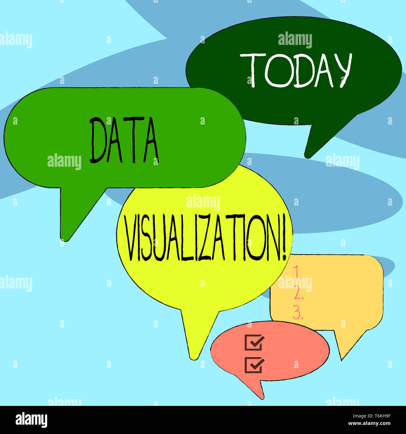 Handwriting text writing Data Visualization. Conceptual photo ...