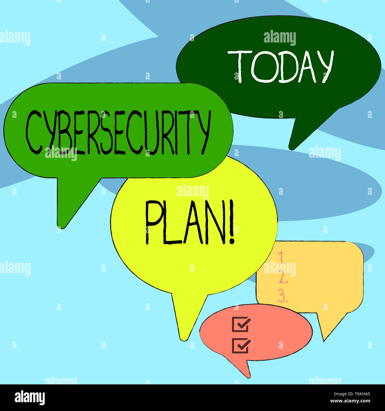 Handwriting text writing Cybersecurity Plan. Conceptual photo ...