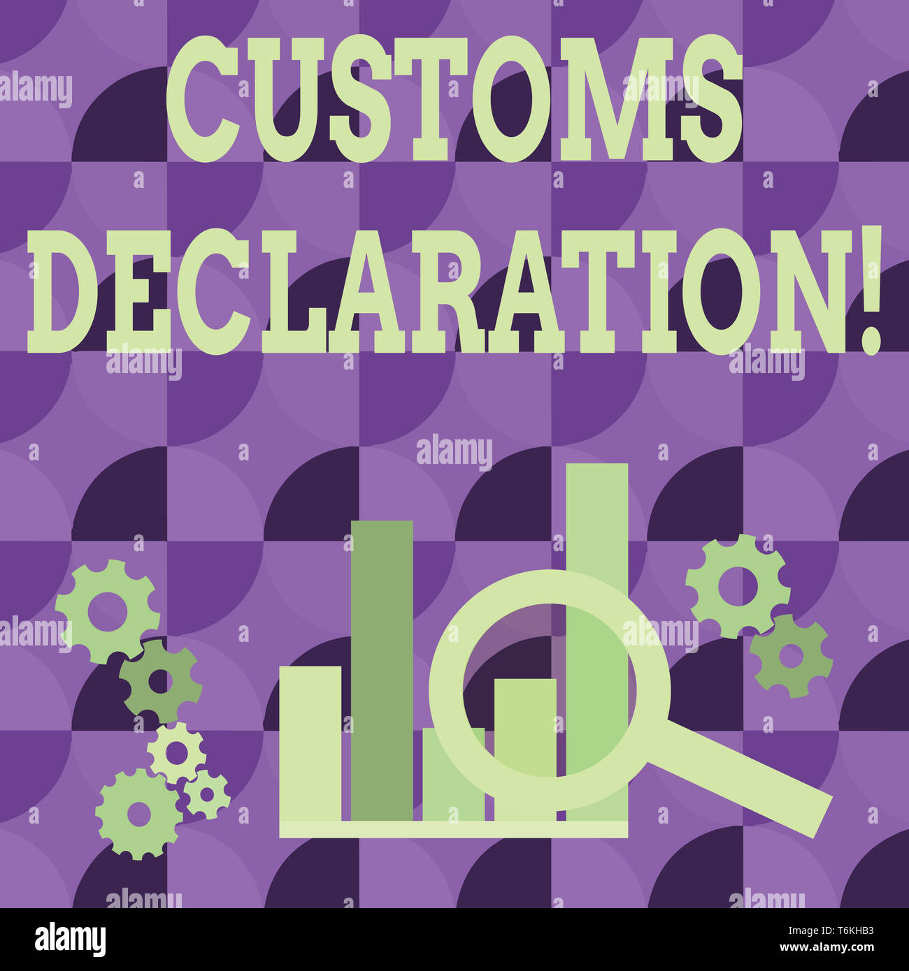 Conceptual hand writing showing Customs Declaration. Concept meaning ...