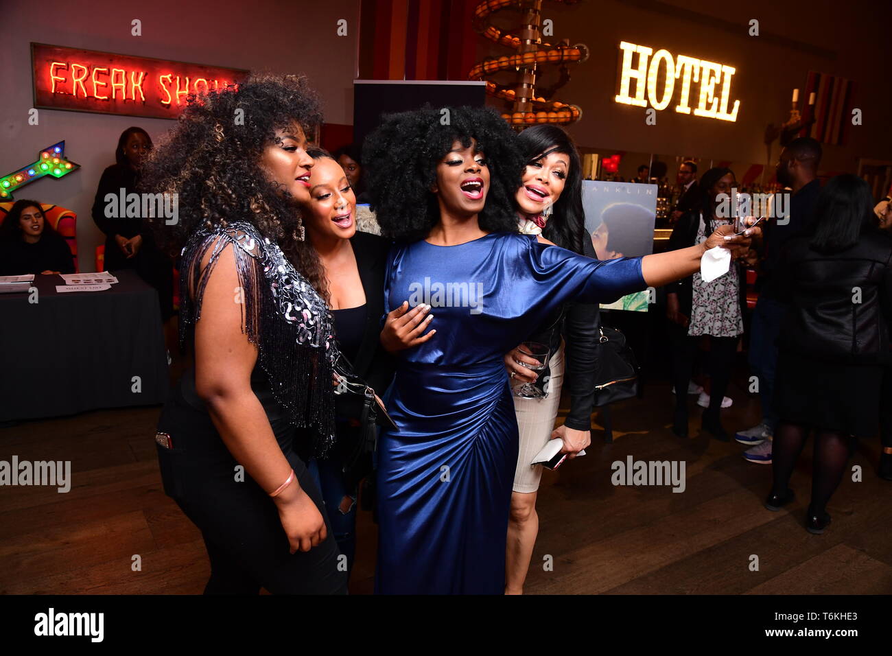 Cleo Stewart, Tanya Edwards, Cleopatra Higgins and Stacy Francis ...