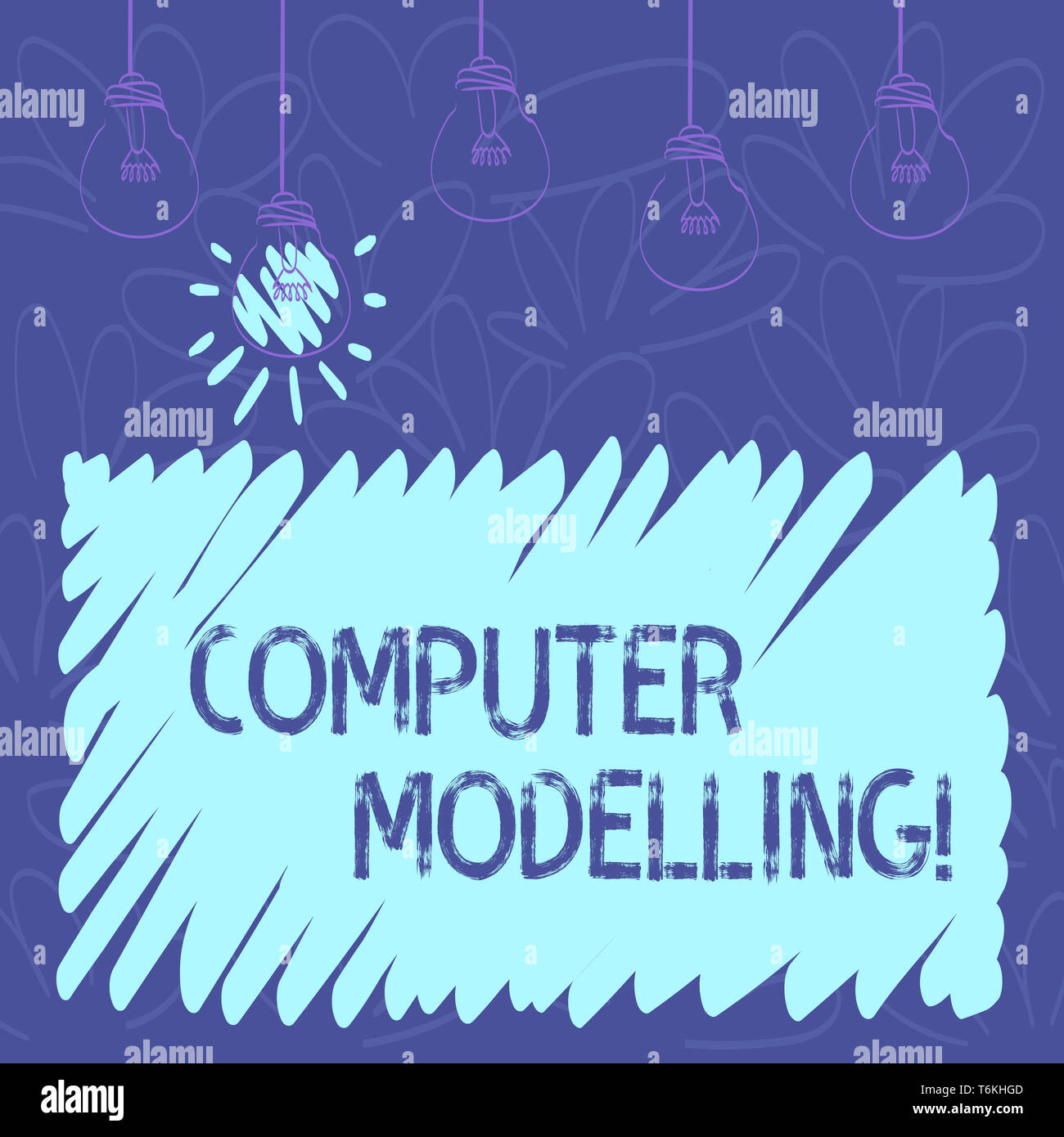 Conceptual hand writing showing Computer Modelling. Concept meaning ...