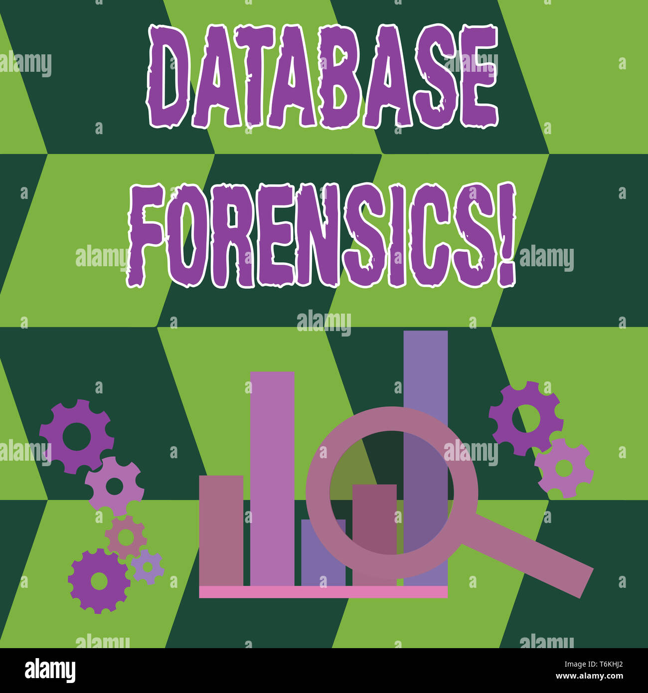 Word writing text Database Forensics. Business photo showcasing identifying transactions within ...