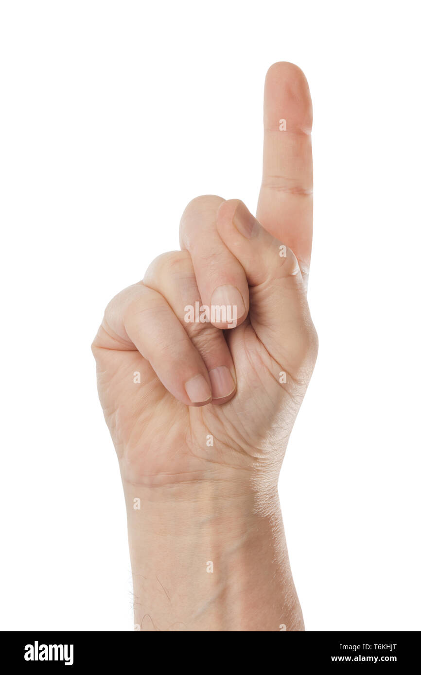 Pointing counting hi-res stock photography and images - Alamy