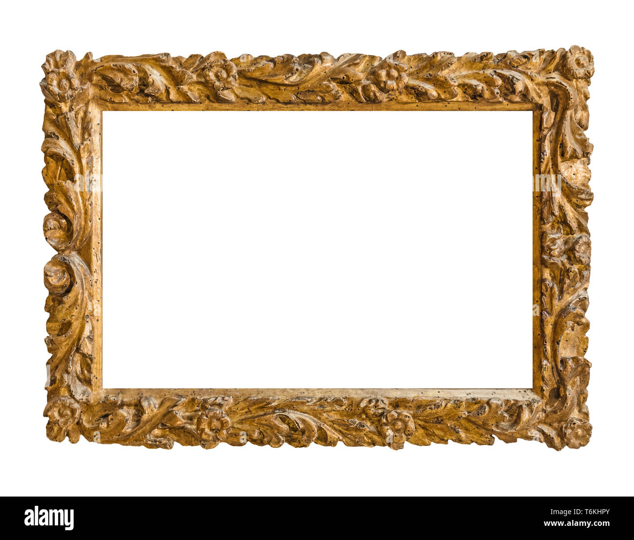 Old painting landscape frame Cut Out Stock Images & Pictures - Alamy