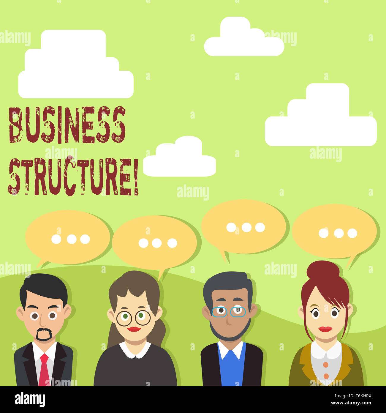 Handwriting text Business Structure. Conceptual photo Organization ...