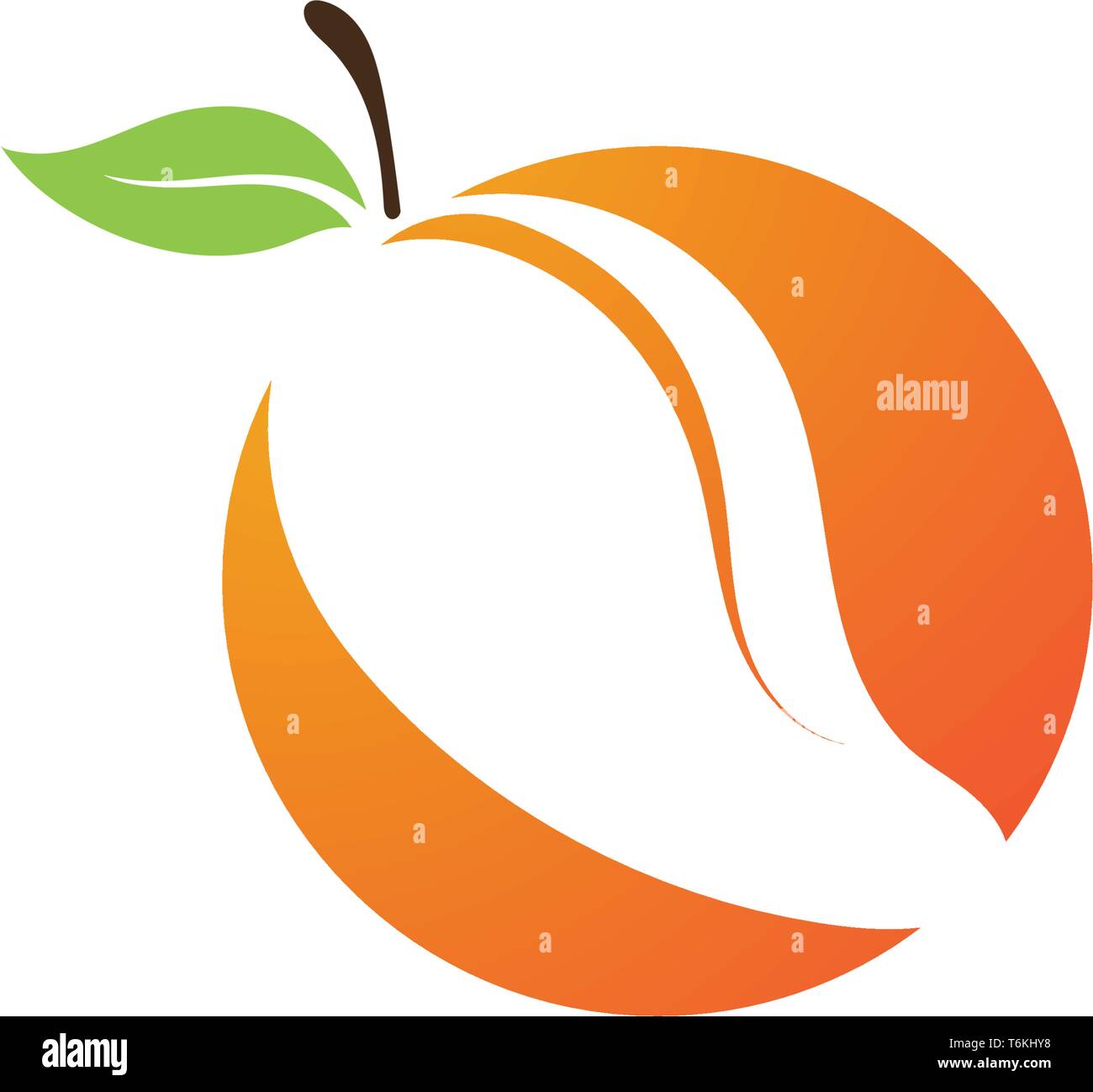 Mango in flat style. Mango vector logo. Mango icon Stock Vector Image ...