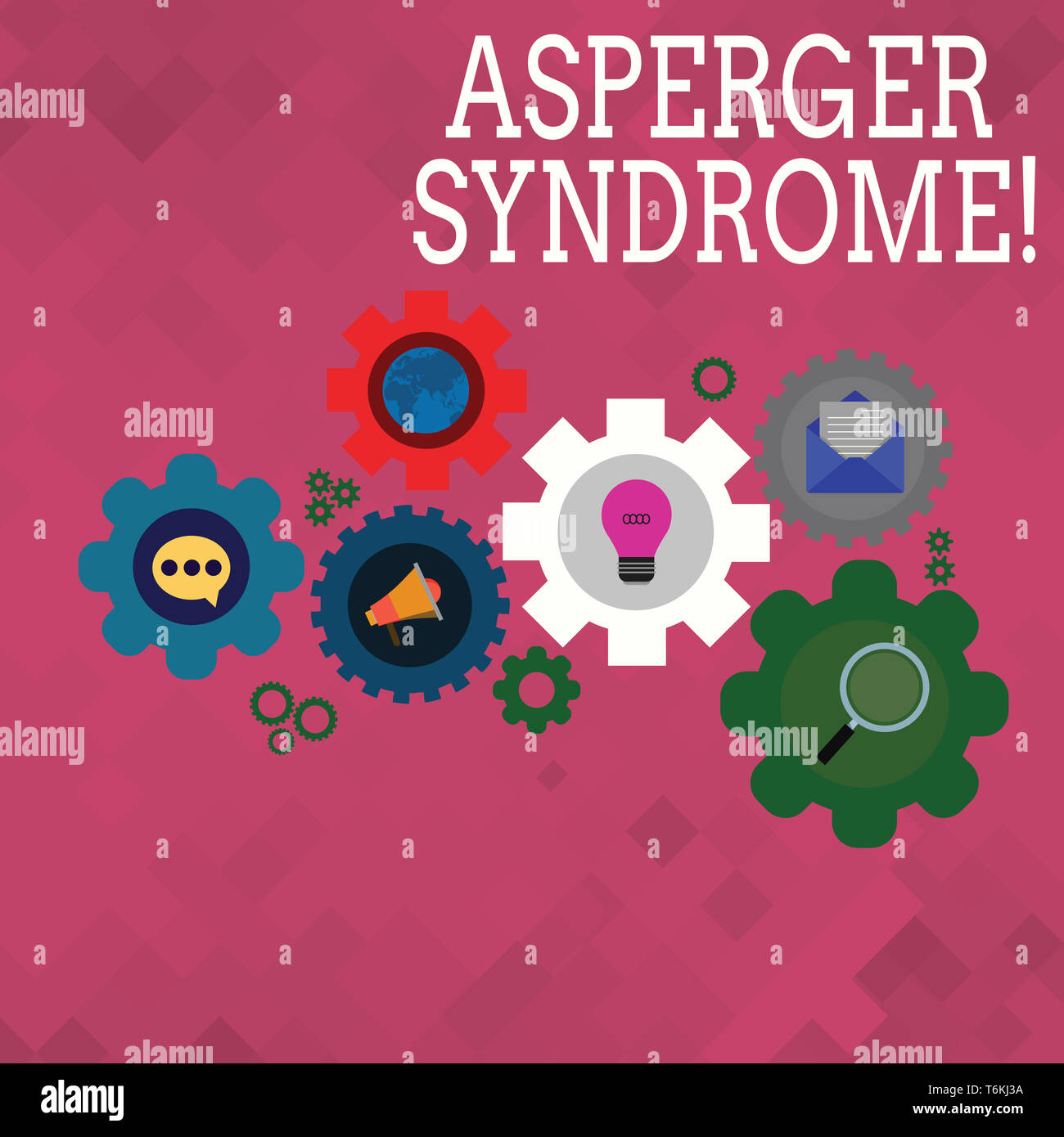 Text sign showing Asperger Syndrome. Business photo text characterized ...